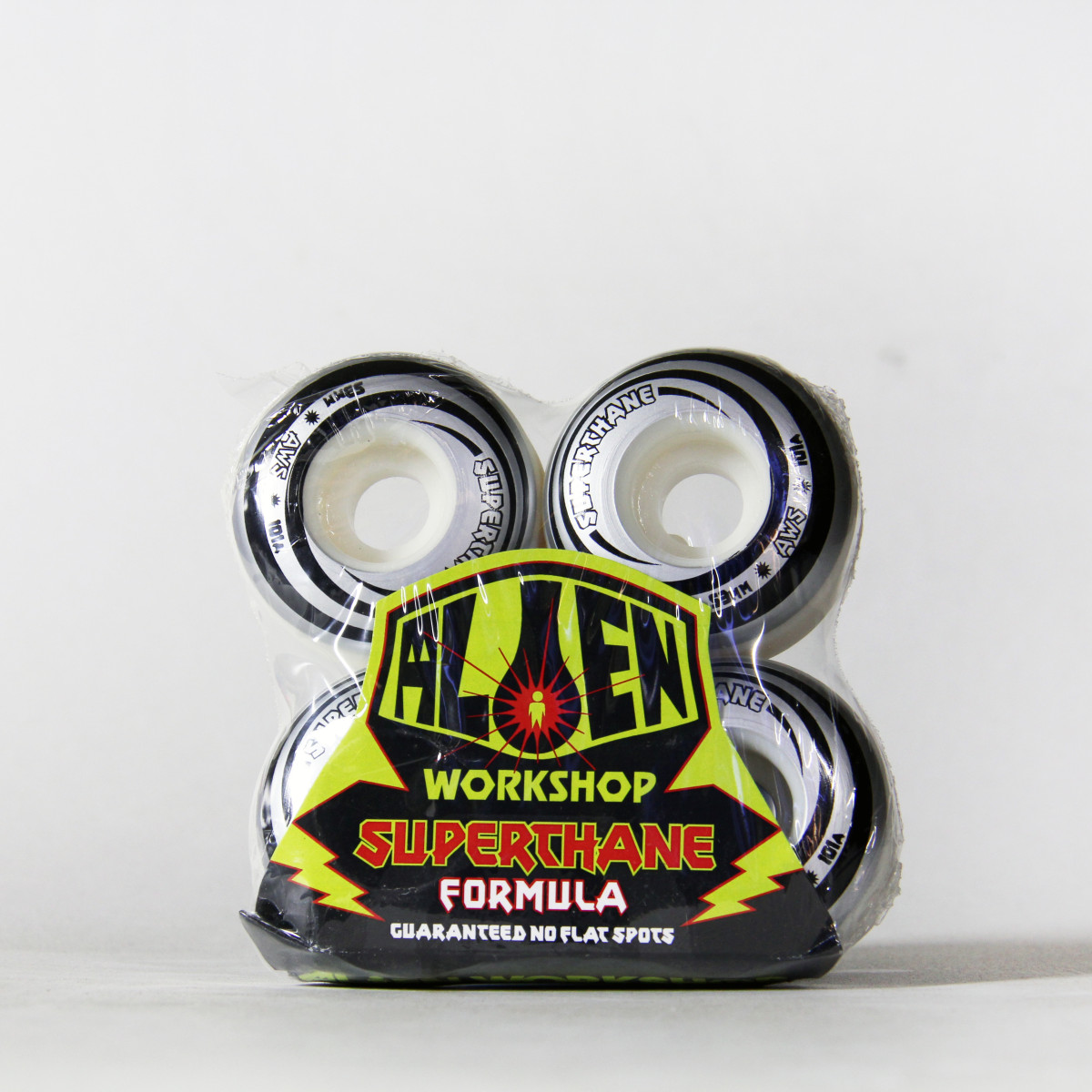 ALIEN WORKSHOP WHEELS SUPERTHANE FORMULA FUTURIST SILVER 101A, 53MM ...