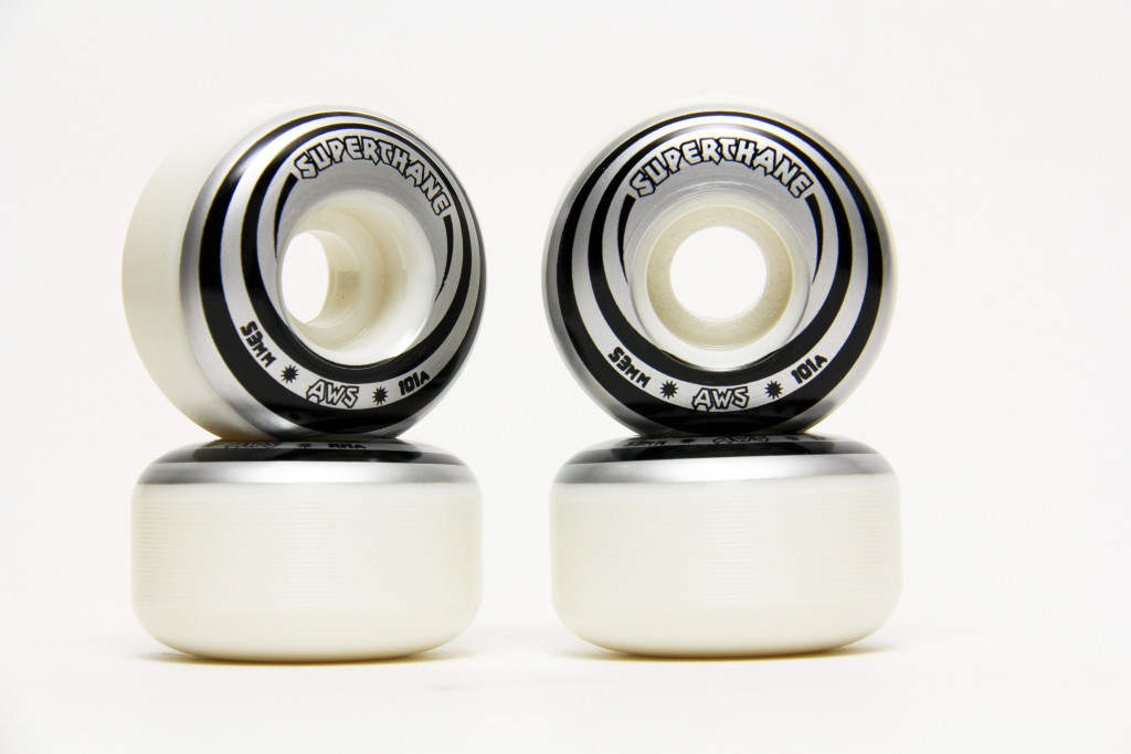 ALIEN WORKSHOP WHEELS SUPERTHANE FORMULA FUTURIST SILVER 101A, 53MM ...