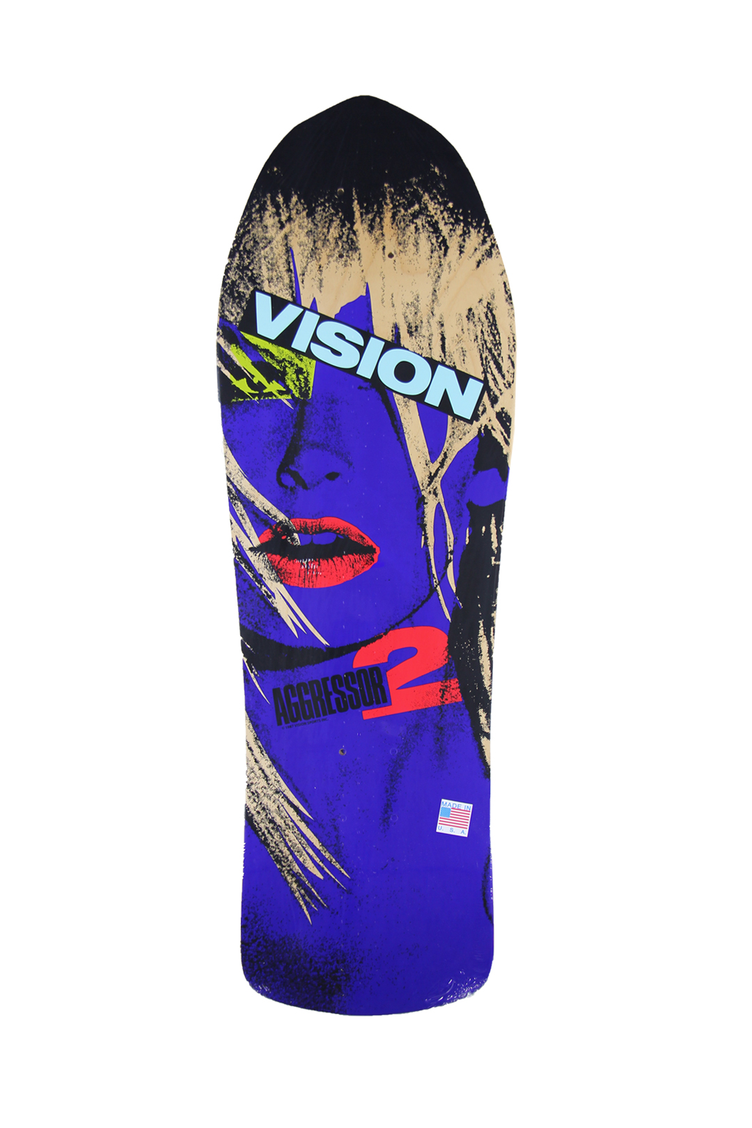 VISION – AGGRESSOR 2 YELLOW DECK - Street Skateshop