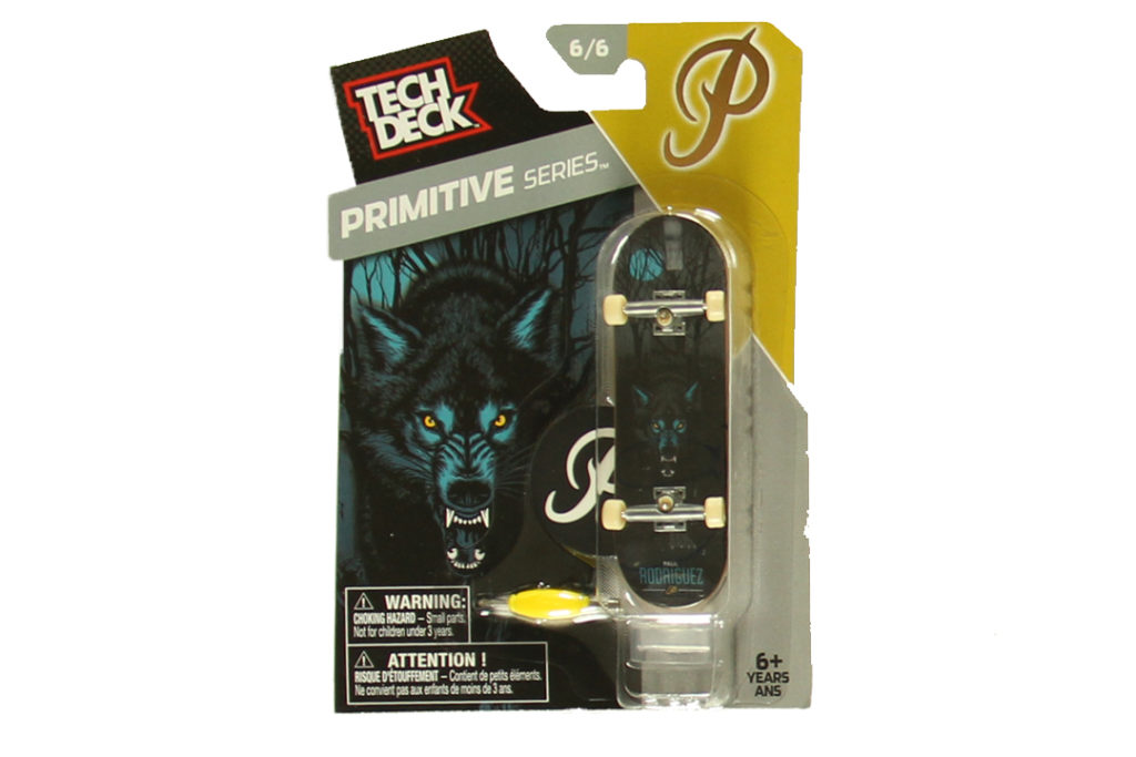 PRIMITIVE - TECH DECK PAUL RODRIGUEZ WOLFE FINGER BOARD - Street Skateshop