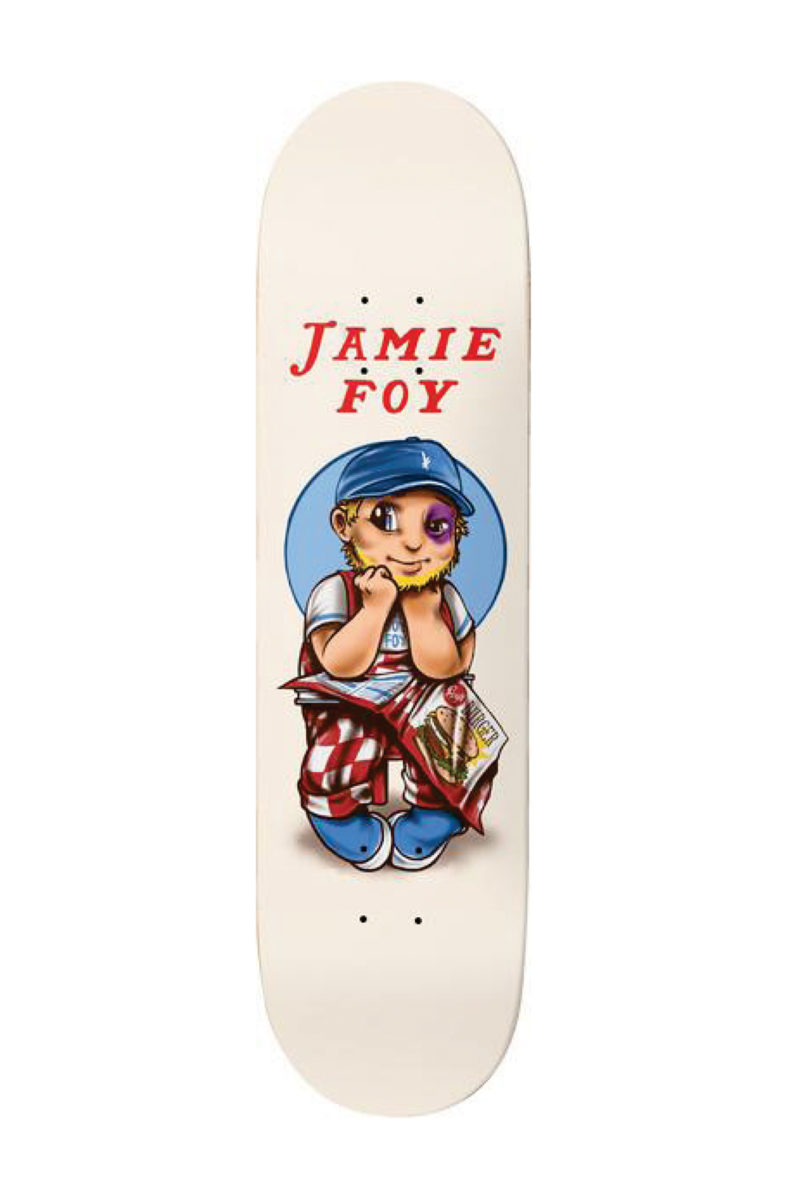 DEATHWISH - JAMIE FOY BLACK EYED BIG BOY 8.25" DECK - Street Skateshop
