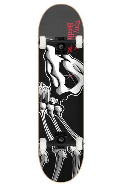 BIRDHOUSE - TONY HAWK FALCON 1 BLACK 8.125” X 31.5” COMPLETE SKATEBOARD ...