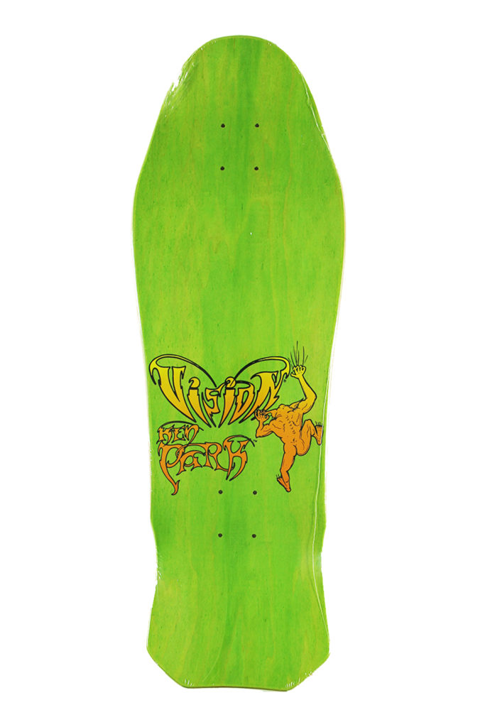 VISION - KEN PARK WIZARD LIME STAIN 10” X 31.5” DECK - Street Skateshop