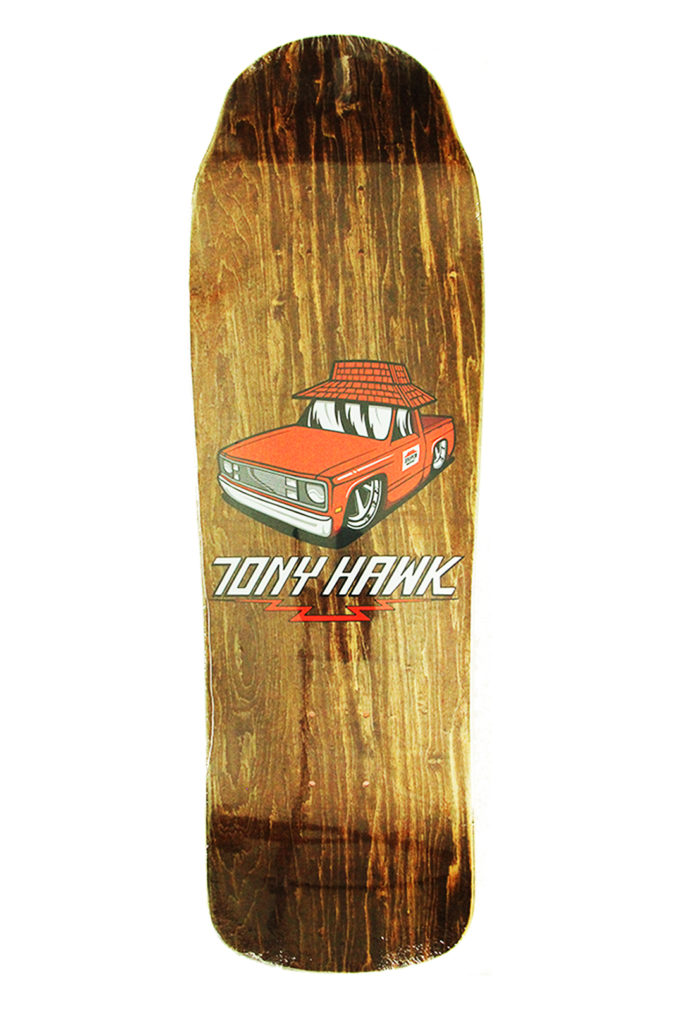 BIRDHOUSE - TONY HAWK HUT BROWN STAIN 9.5” X 31.5” DECK - Street Skateshop