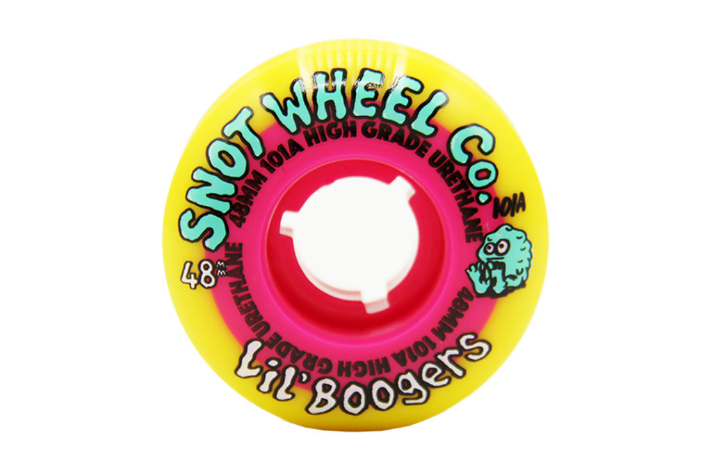 SNOT - LIL’ BOOGERS 48MM 101A PINK YELLOW WHEELS - Street Skateshop