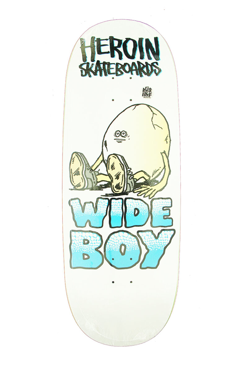 HEROIN - WIDE BOY EGG 10.75” X 32.5” DECK - Street Skateshop